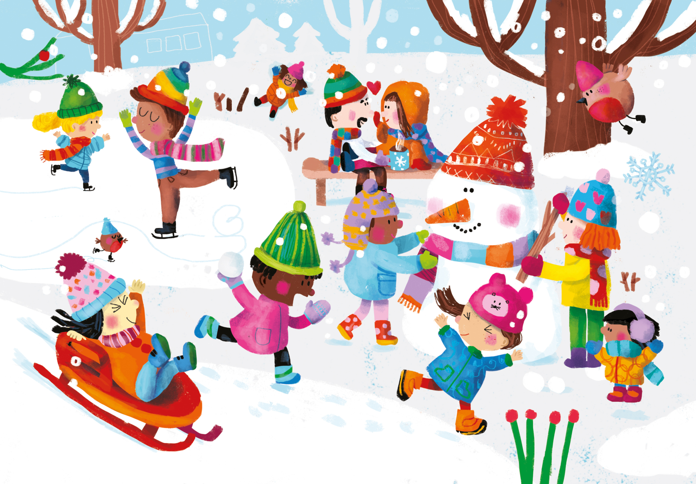 Livre puzzles en bois – Les 4 saisons - VILAC